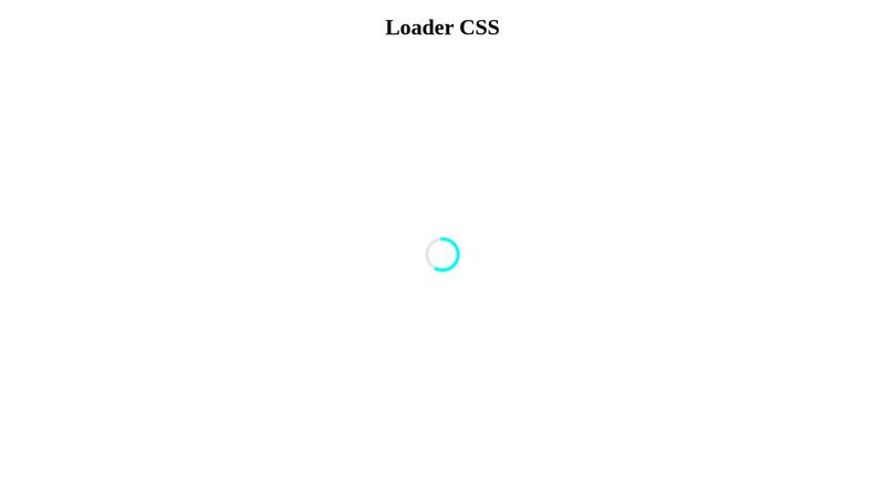 Loader CSS