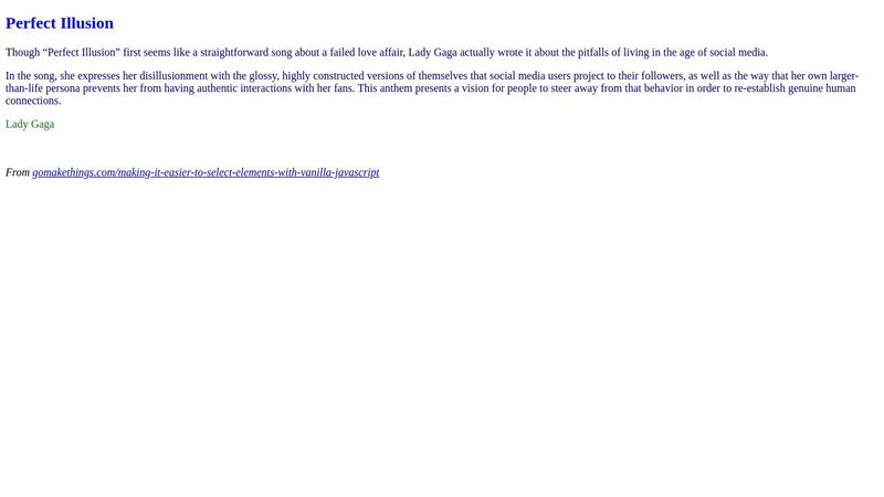 Custom querySelector functions