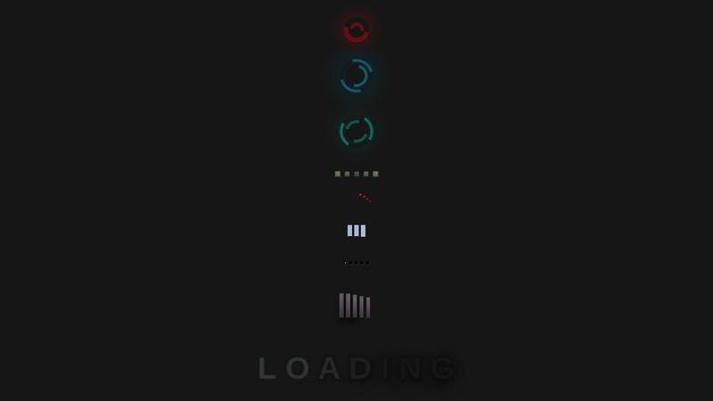 CSS3 loading animations
