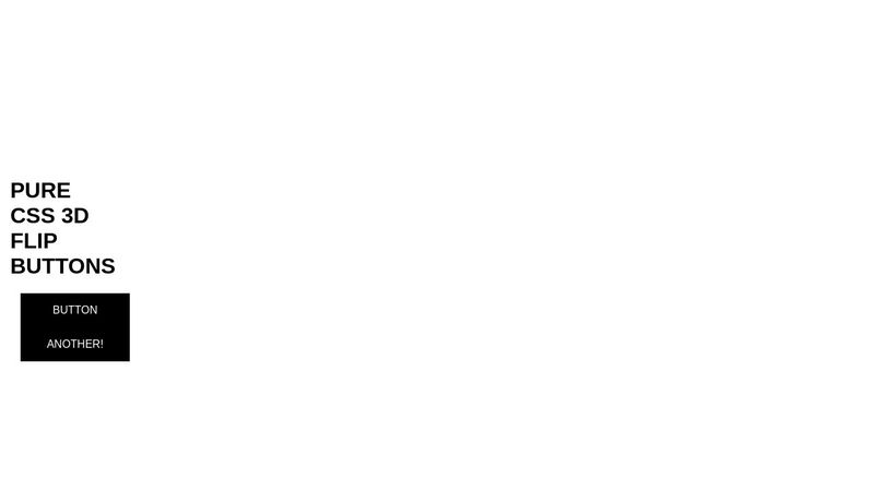 Pure CSS 3D flip buttons