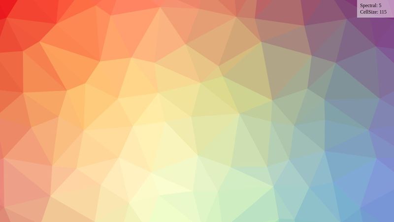 Dynamic Background with Trianglify.js