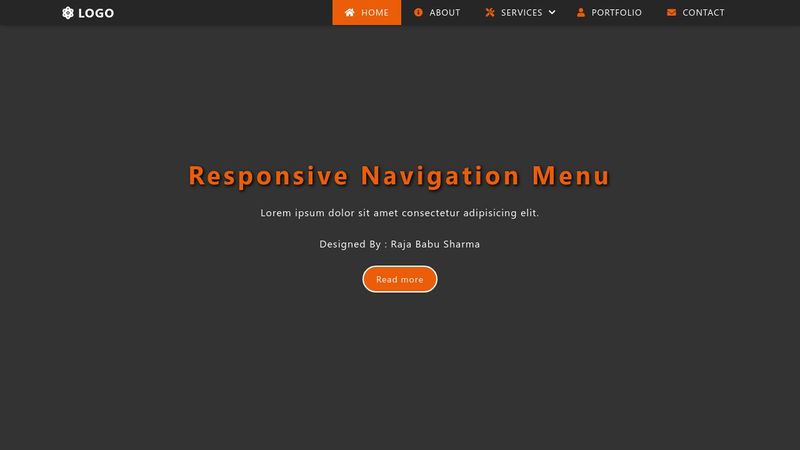 Multi Level Responsive Drop Down Navigation Menu