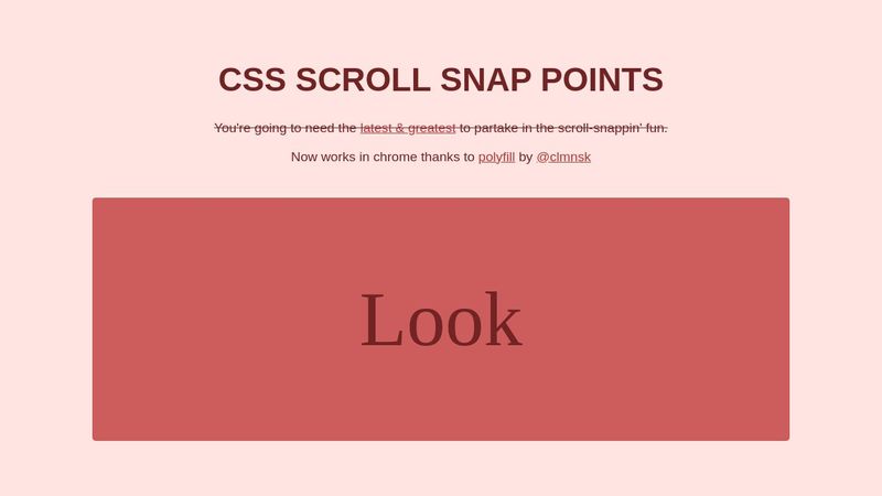 scroll css