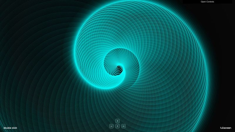 p5.js + Hypnotic Vortex