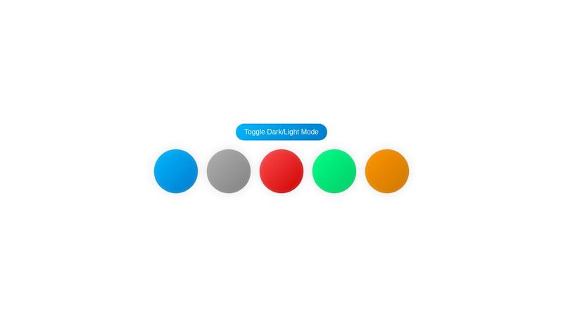 Circles modern minimal css only