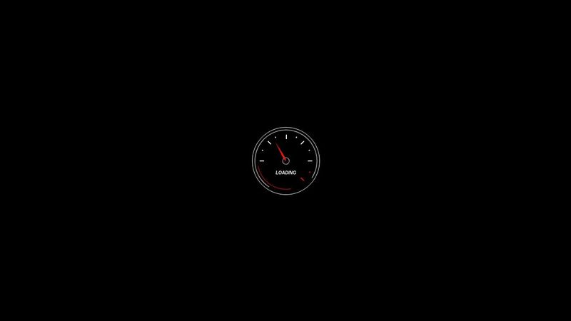 Speedometer CSS3 loader