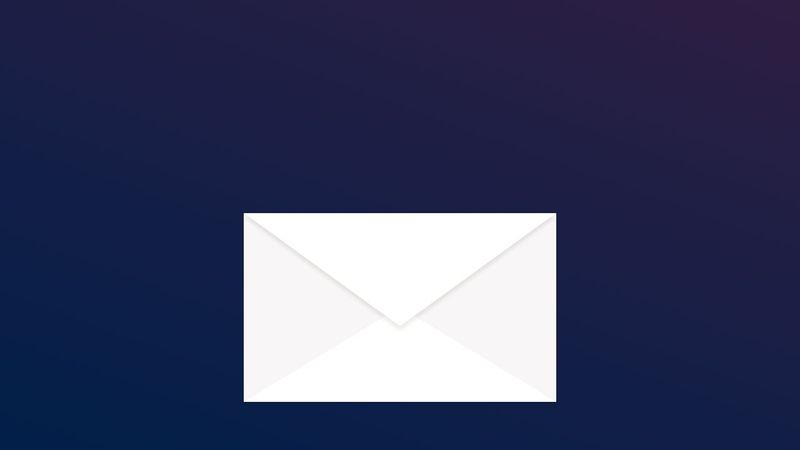 Hover Opening Envelope - Fly Away Animation