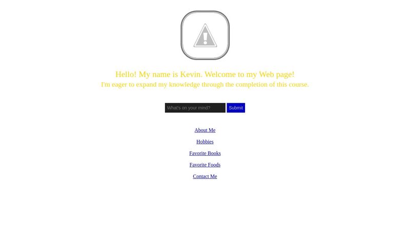 Intro Project: HTML5 Hello World!