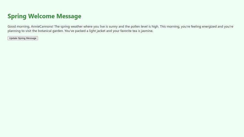 Spring Declaring and Updating Variables