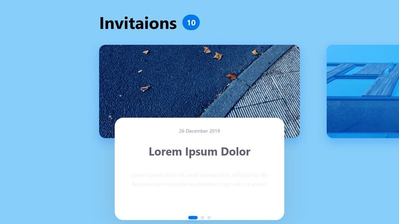 Horizontal & Vertical Card Slider