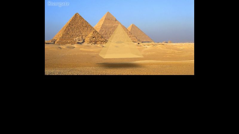 Pure CSS Animated 3D Pyramid ("Stargate")