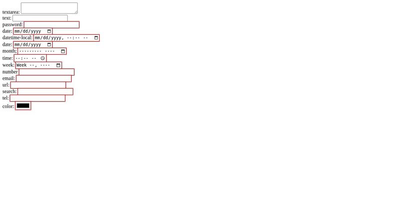HTML5 jQuery input selector