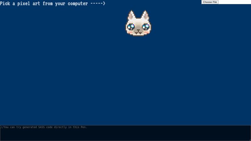 CSS Pixel Art with Your Image