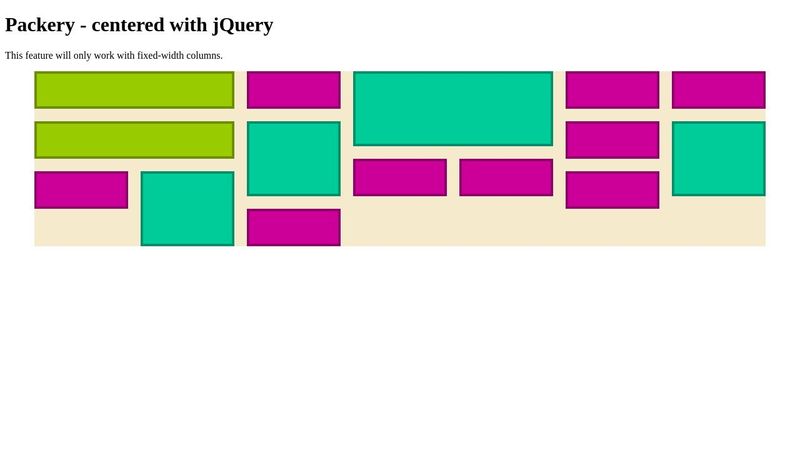 Packery - fitWidth with jQuery