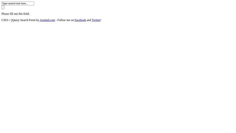 Clean Search Form, CSS3/jQuery + PSD