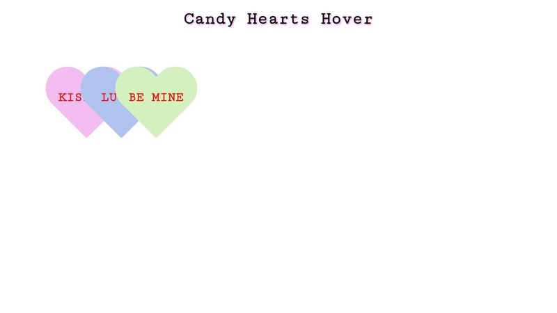 Candy Hearts Hover