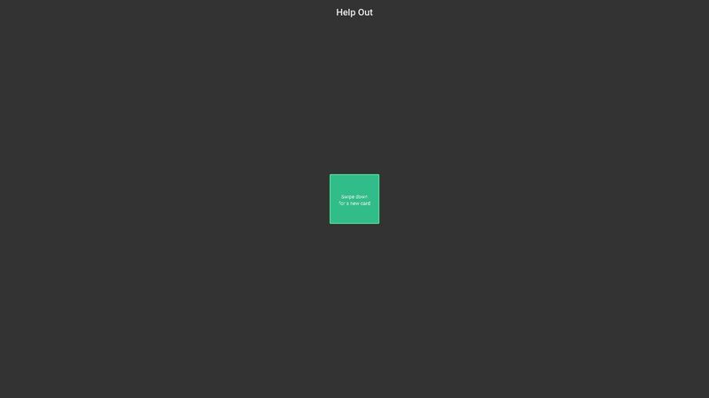 Swipeable Cards nightly