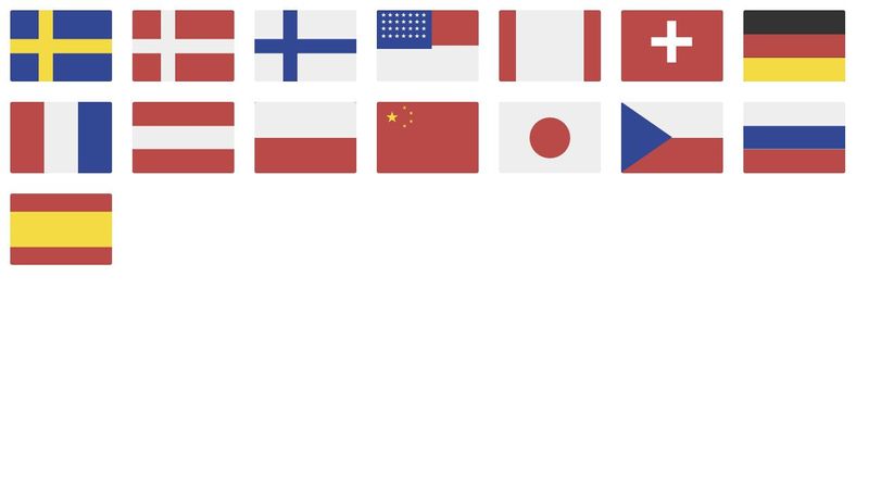 CSS Flags