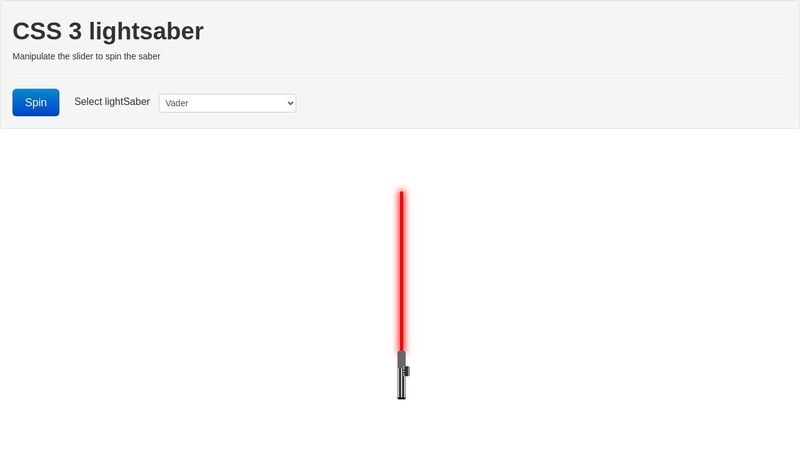 CSS Lightsaber