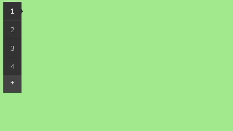 Pure css vertical menu