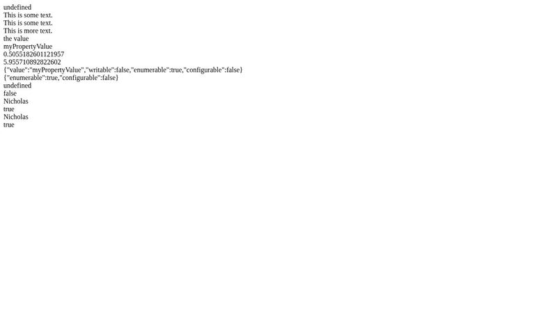 HTML5 Course - Javascript - Objects