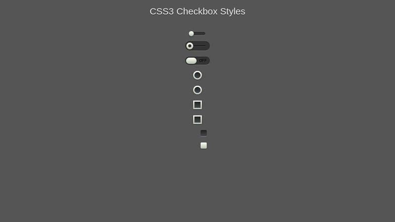 CSS3 fancy form elements