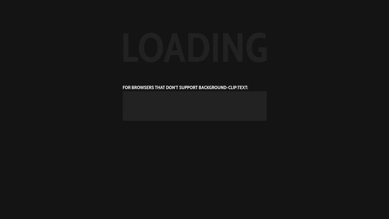 CSS Text filling with water