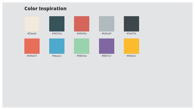 Color Inspiration