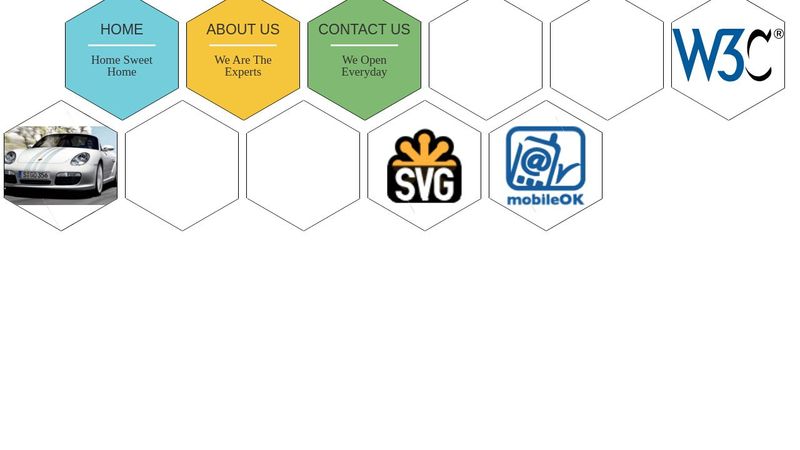 CSS3-only Hexagons Shapes using COMPASS/SCSS