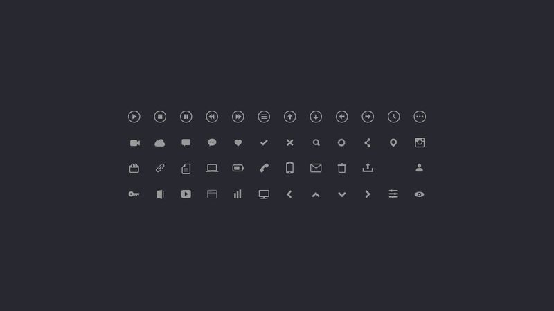free css icon set