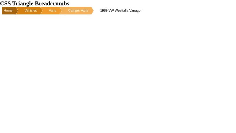 CSS triangle breadcrumbs demo - via css-tricks