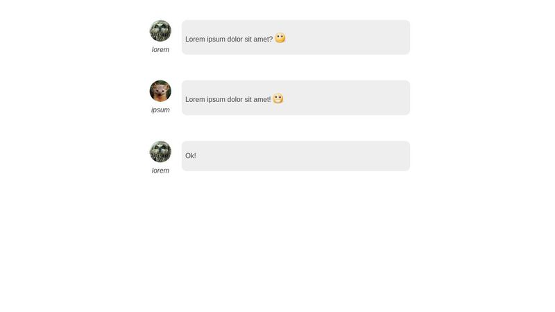 CSS and jQuery: styling a chat