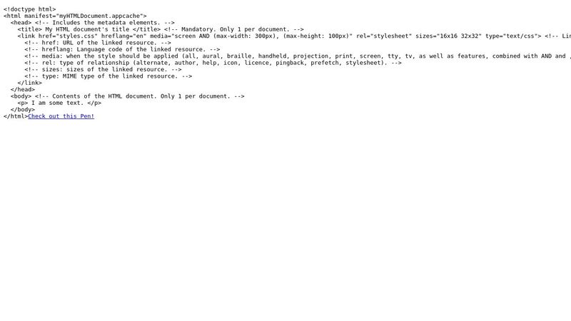 HTML5 Course - HTML - link element (for iframe)