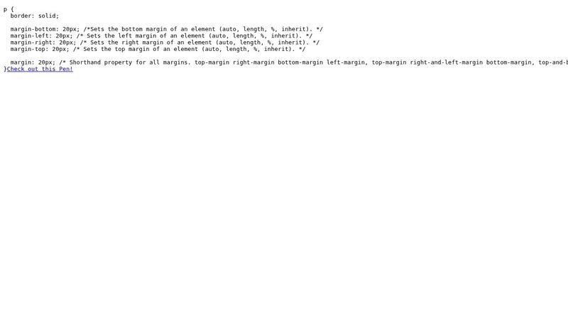 HTML5 Course - CSS - margin properties (for iframe)