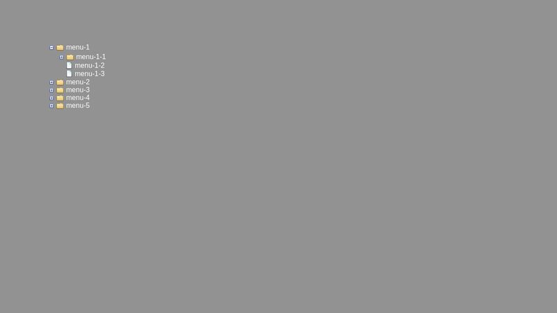 Pure Css Collapsible Tree Menu