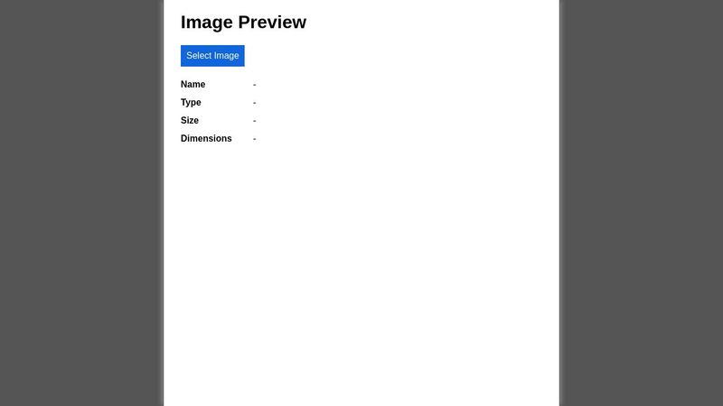 Reading image metadata with DOM API