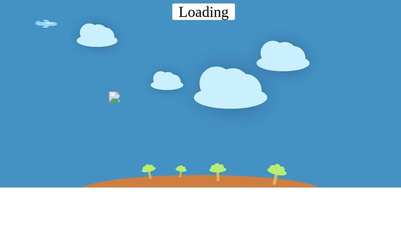 CSS Cloud and Plain Animation