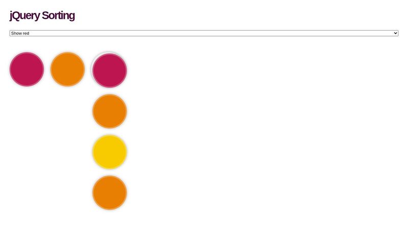 jQuery Sorting Simplified