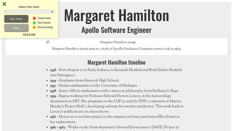 FreeCodeCamp project: Tribute page