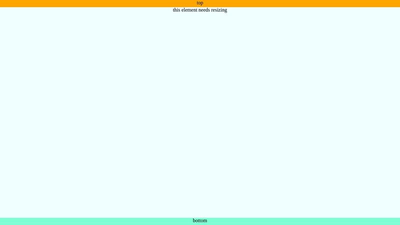 HTML Dynamic Height Css only html-dynamic-height-css-only