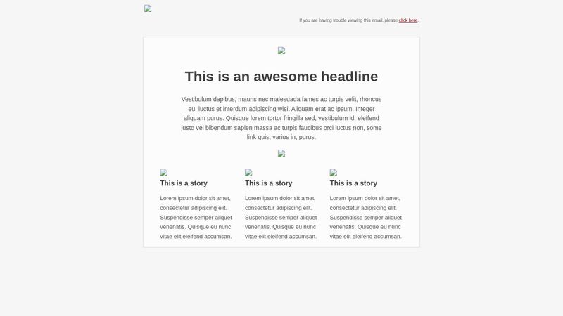 Responsive Email Template