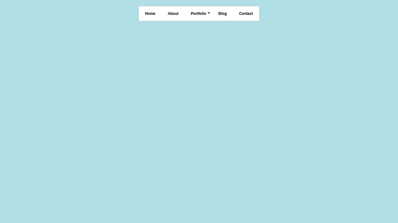 Simple CSS3 Dropdown Menu
