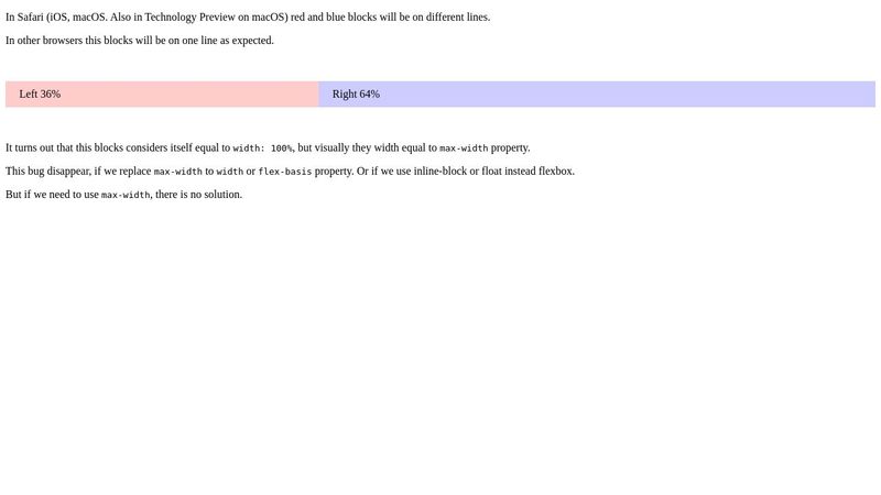 Flexbox max-width Safari bug (En ver.)