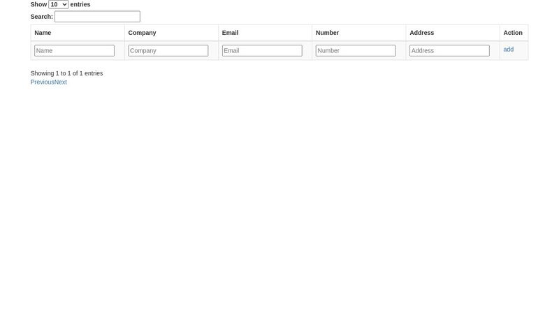 Datatable Add Remove Row