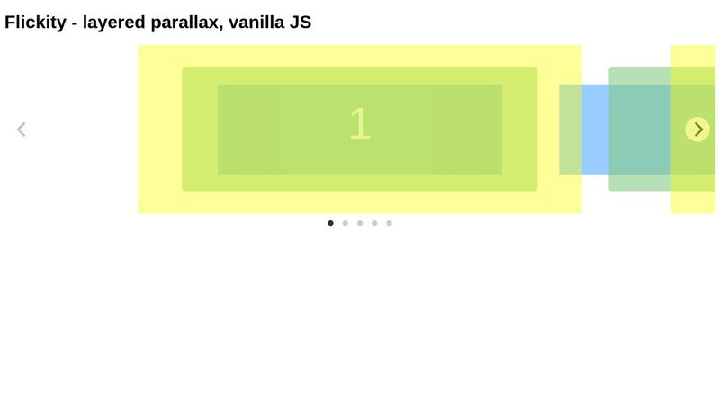 Flickity - layered parallax, vanilla JS