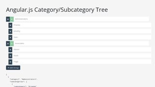 Angular.js Category/Subcategory Tree