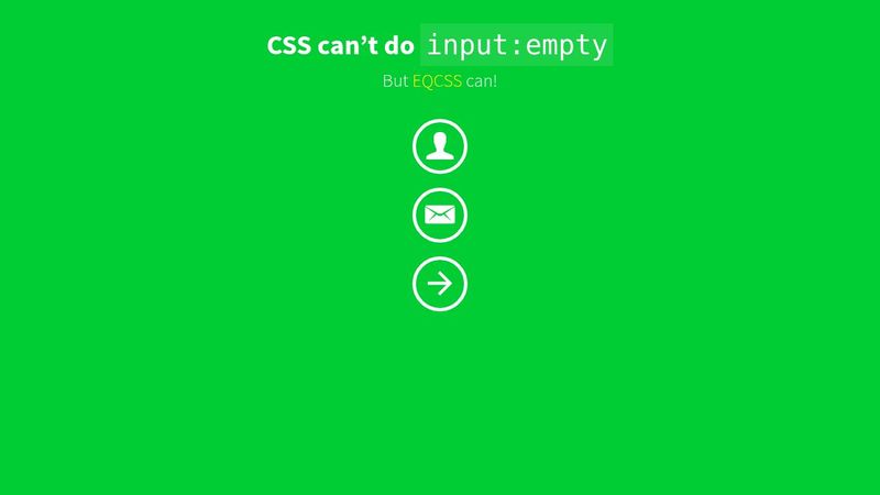 CSS can't do input:empty