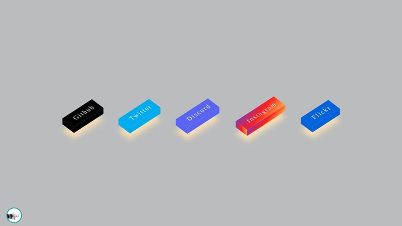 Animated 3D buttons