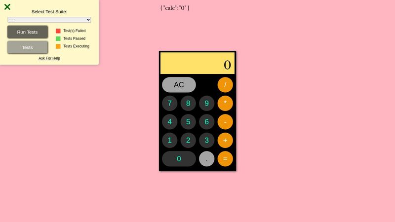 Prin's JavaScript Calculator (freeCodeCamp Project)
