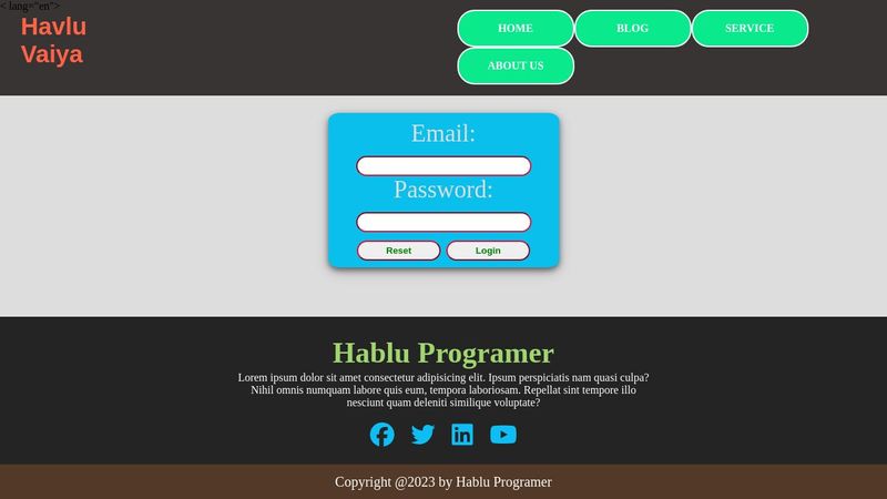 30. CSS Simple Form, 29. CSS Footer, 28. CSS Header & Navbar